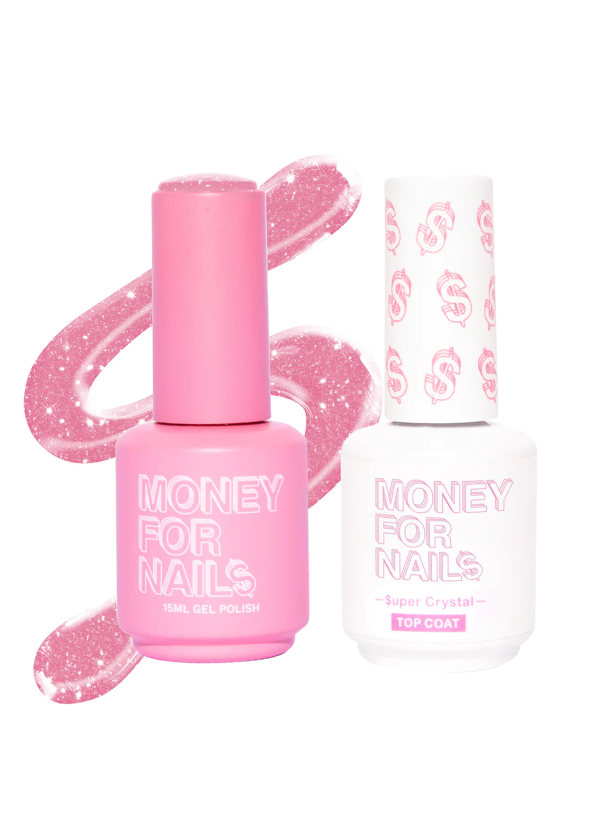 Rich Girl & $uper Crystal Top Coat Duo | money4nails